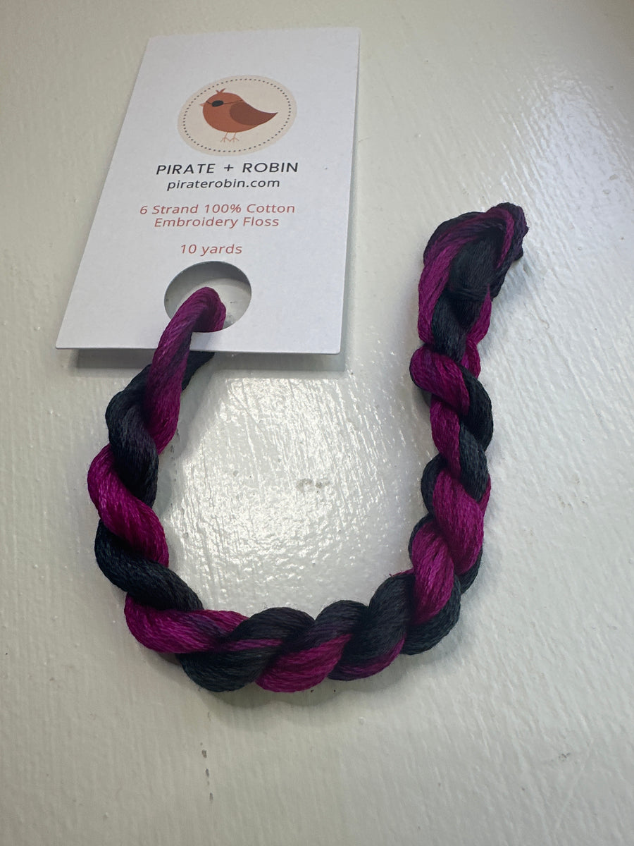 Pirate + Robin: Gothic Raspberry – Rebel Stitcher Designs