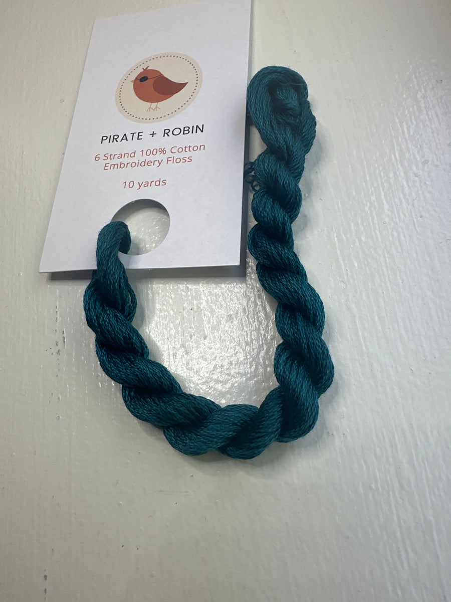 Pirate + Robin: Teal – Rebel Stitcher Designs