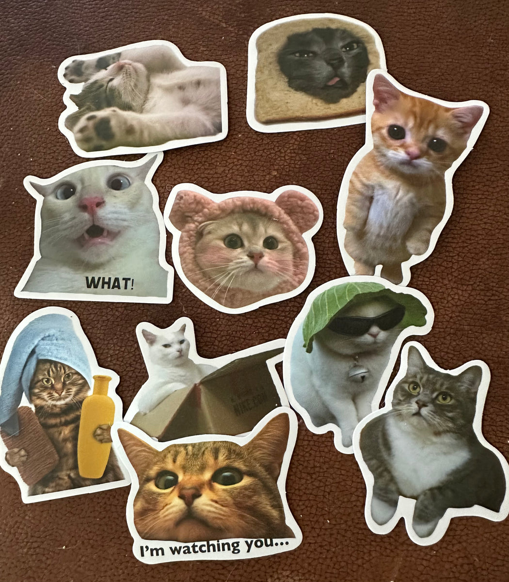 Cats sticker pack – Rebel Stitcher Designs
