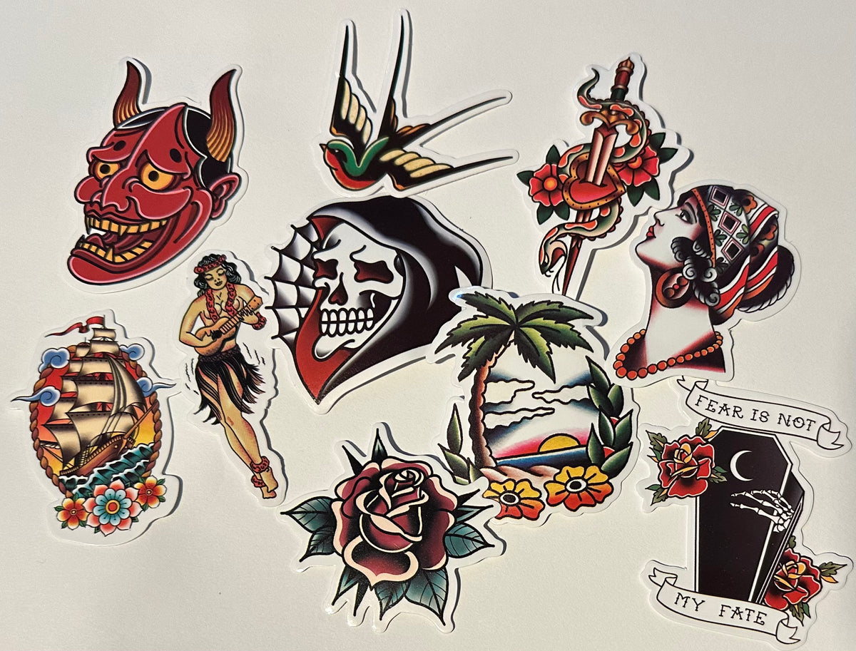 Vintage Tattoo Art Flash – Rebel Stitcher Designs