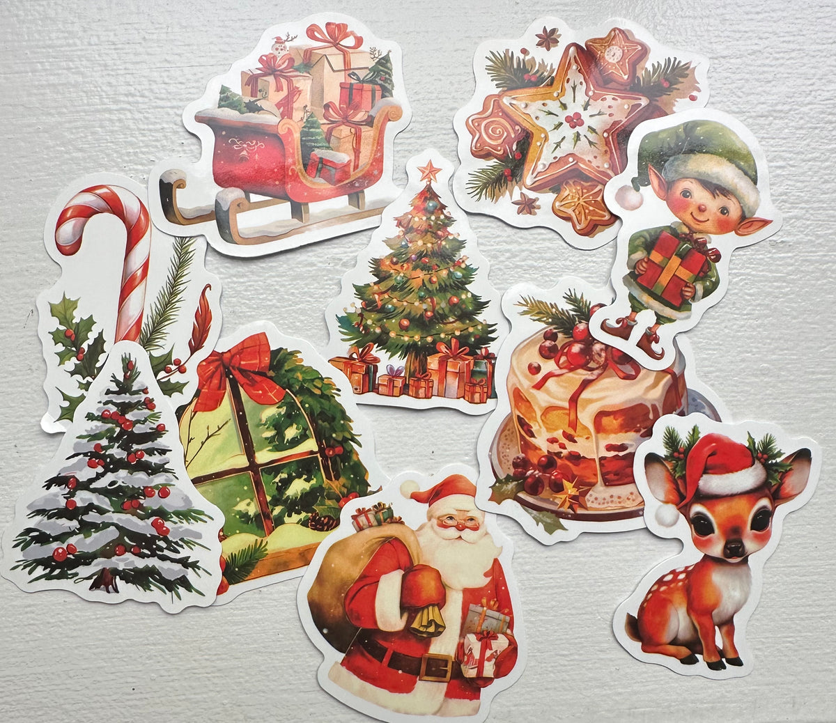 Christmas Holiday Sticker pack – Rebel Stitcher Designs