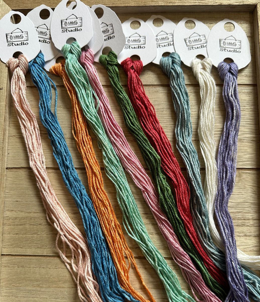 Louisa Fletcher 1860 silk pack Almond M&M – Rebel Stitcher Designs