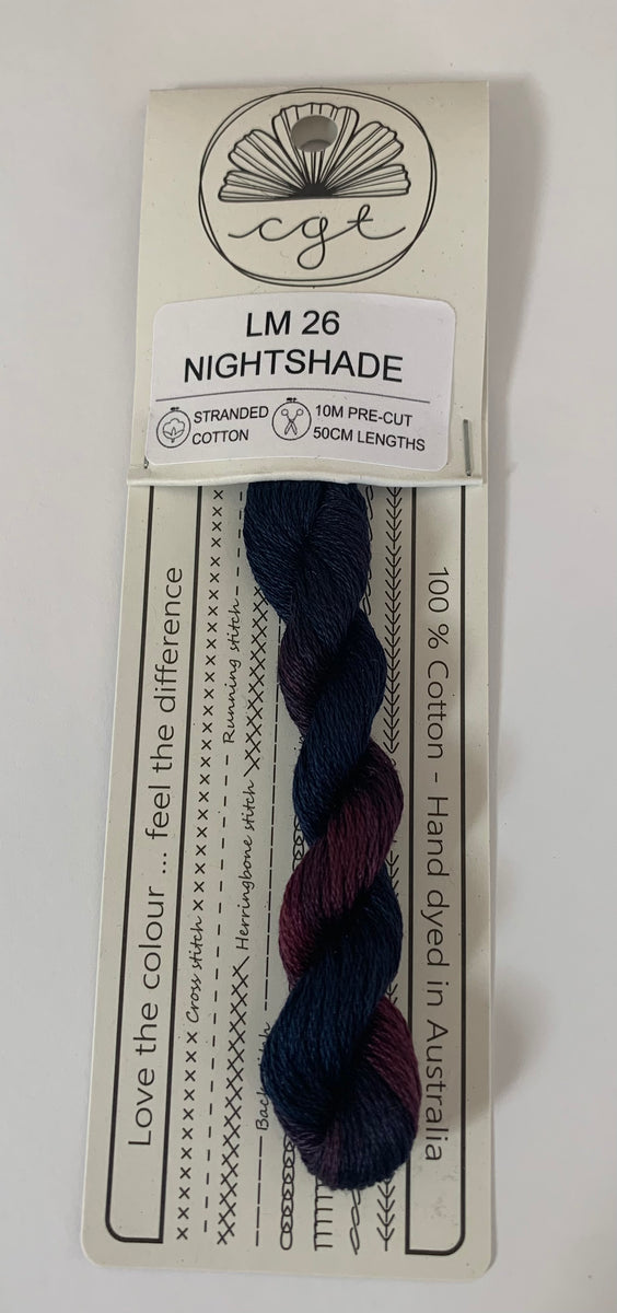 Nightshade - Cottage Garden Threads – Rebel Stitcher Designs