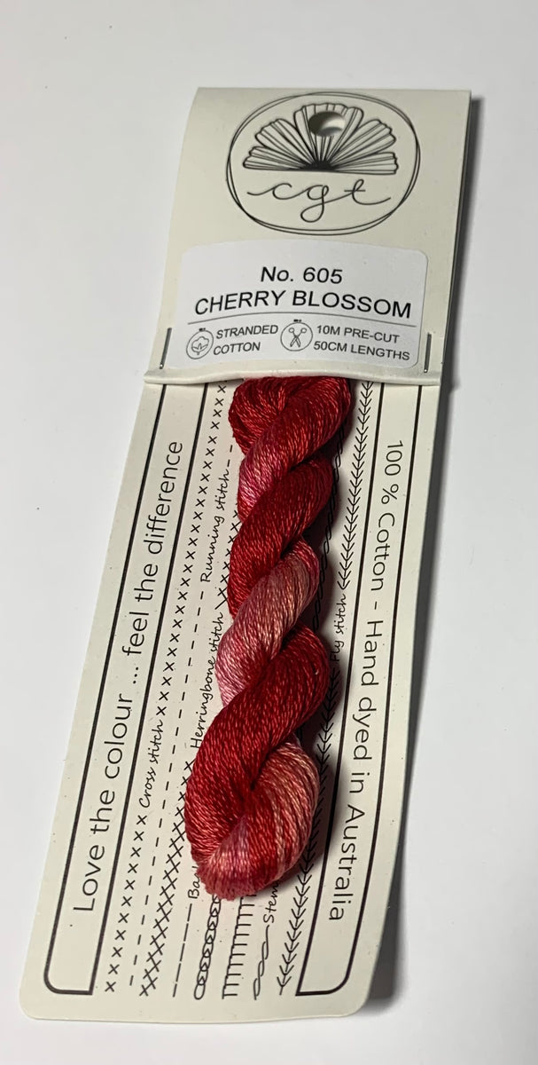 Cherry Blossom - Cottage Garden Threads – Rebel Stitcher Designs